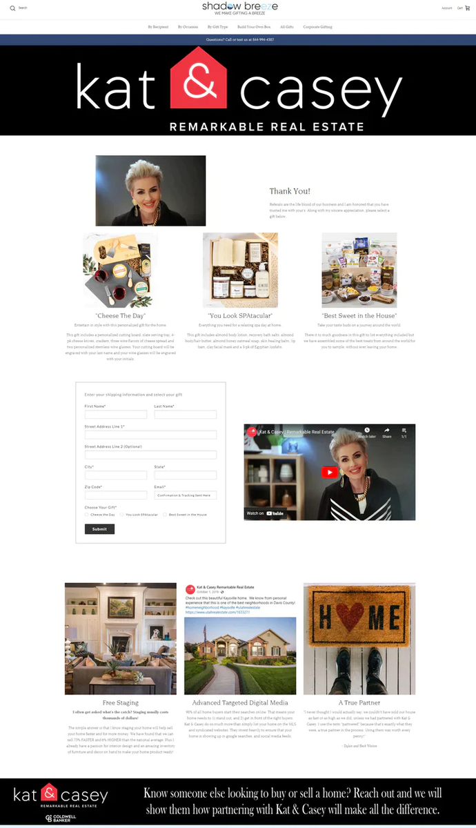 Free Corporate Gifting Platform from Shadow Breeze